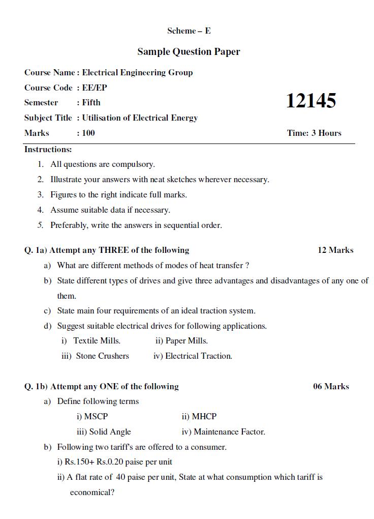 Maharashtra State Board of Technical Education, Mumbai MSBTE Sample ... Maharashtra State Board of Technical Education, Mumbai MSBTE Sample ...