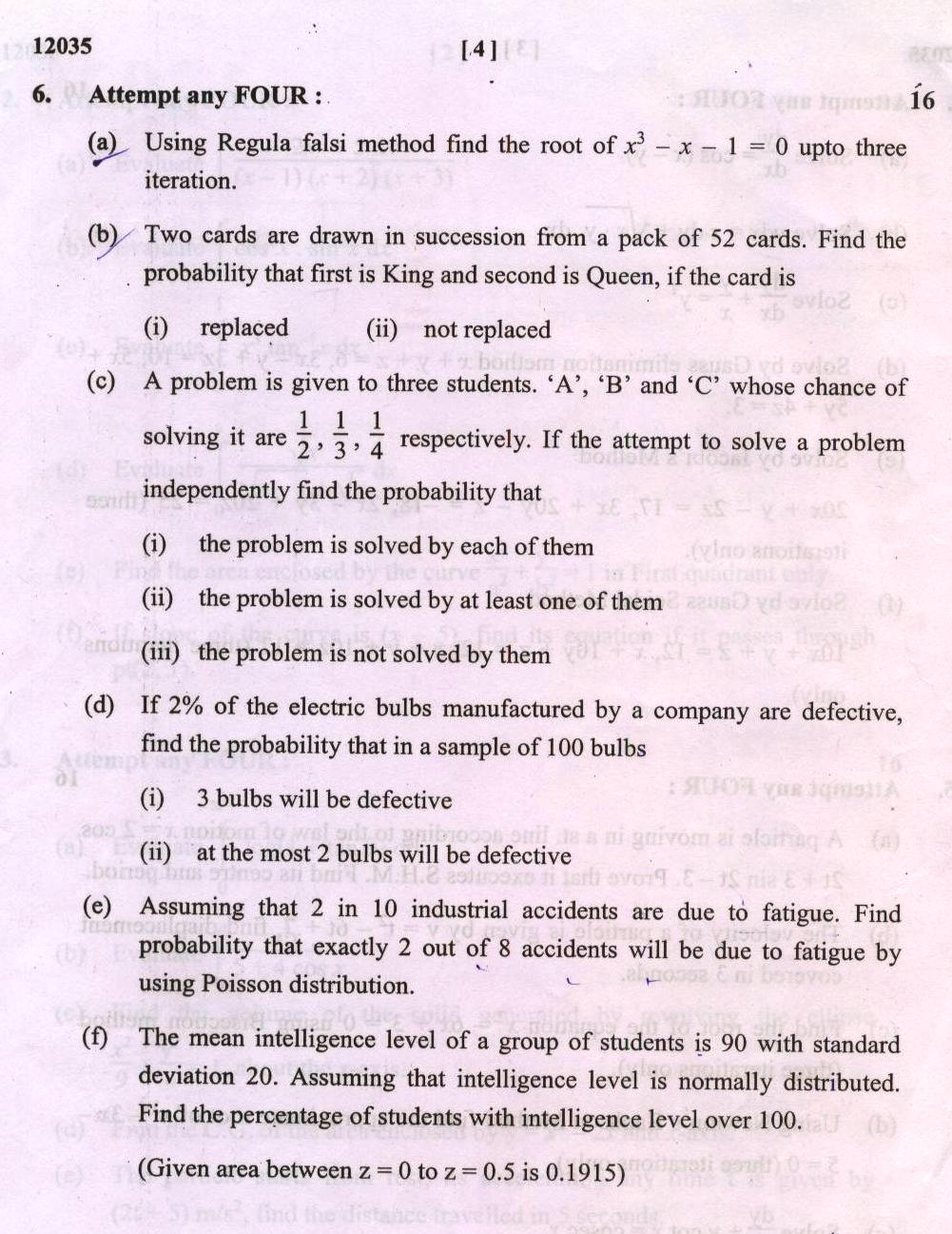 Maharashtra State Board Of Technical Education Msbte Question Paper For Diploma In Civil And