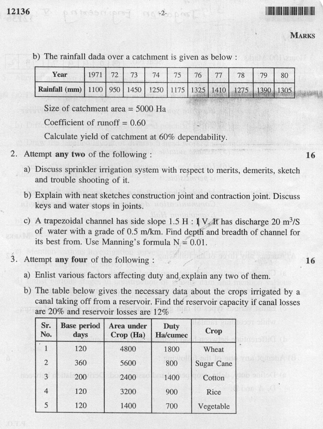 Maharashtra State Board of Technical Education MSBTE Question paper for ... Maharashtra State Board of Technical Education MSBTE Question paper for ...