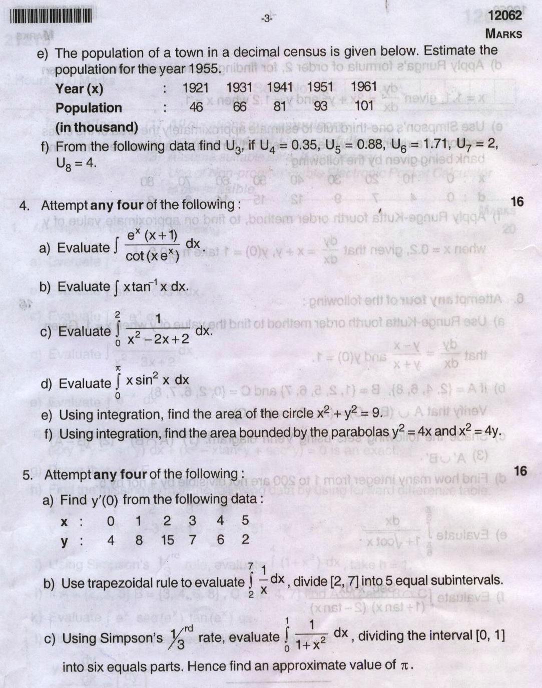 Maharashtra State Board Of Technical Education Msbte Question Paper For Diploma In Computer 